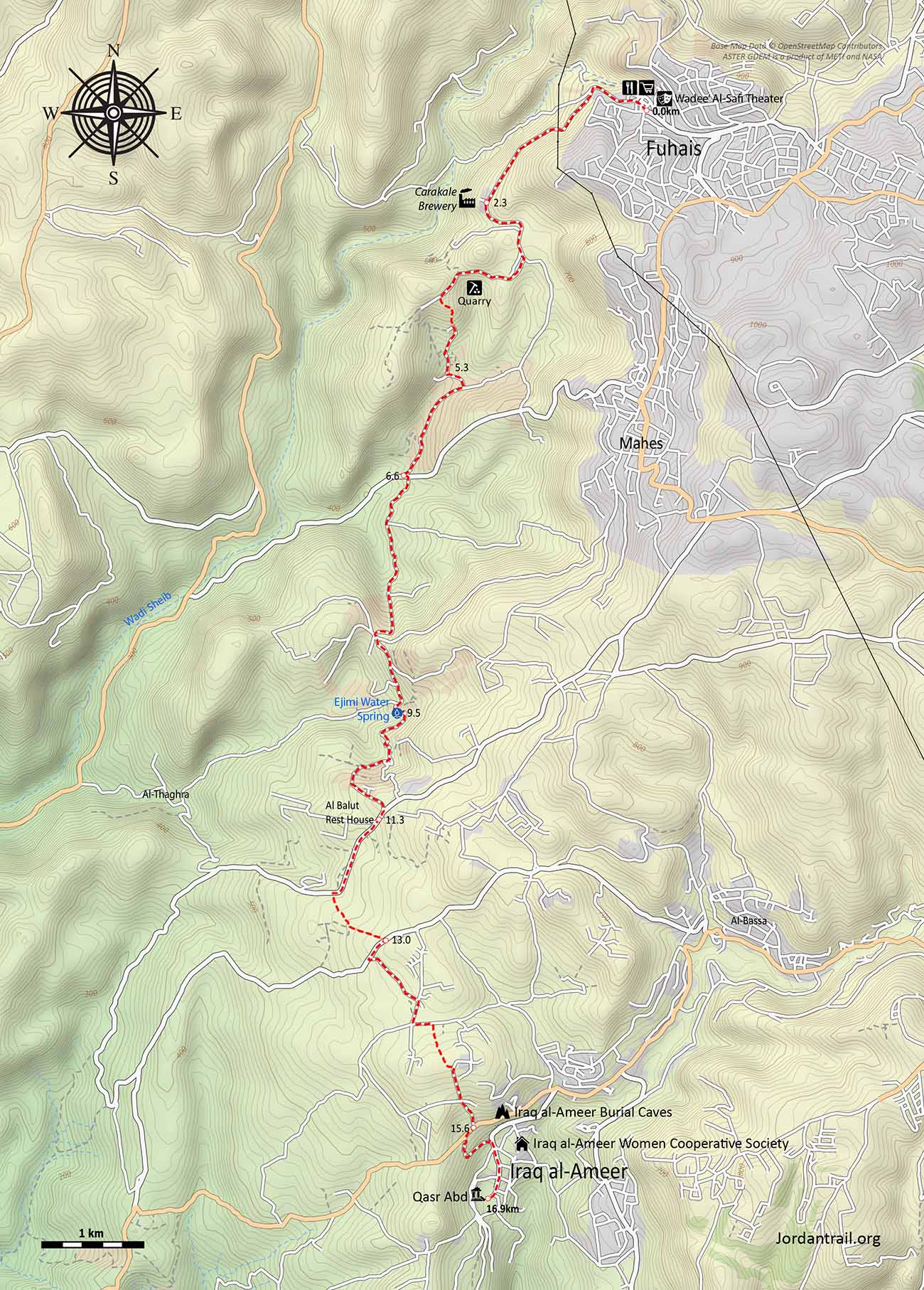 301.1: FUHEIS TO IRAQ AL-AMIR – Jordan Trail